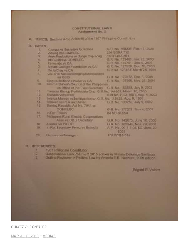 Assignement 2 | PDF | Prior Restraint | Freedom Of Speech