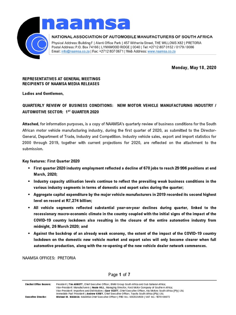 Naamsa Review | PDF | Automotive Industry | Car