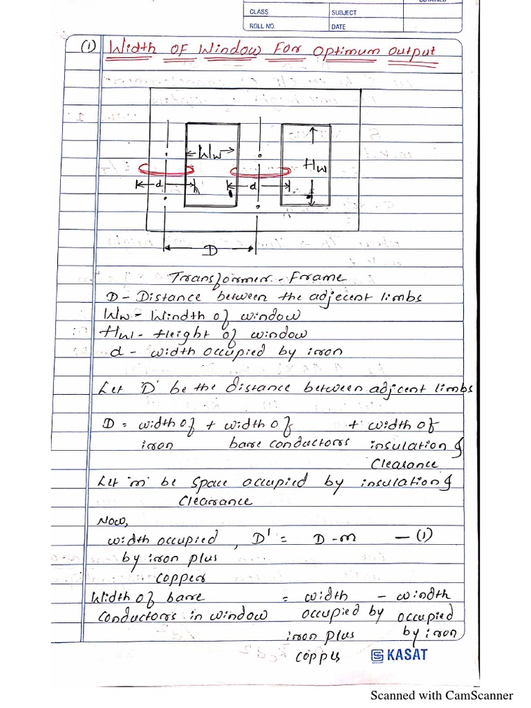 Design of Transformer | PDF