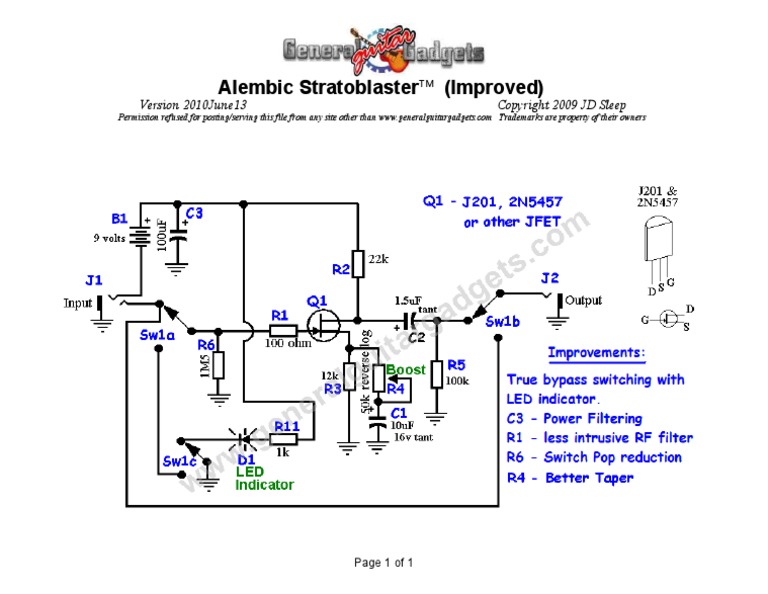 Alembic Stratoblaster Guide | PDF