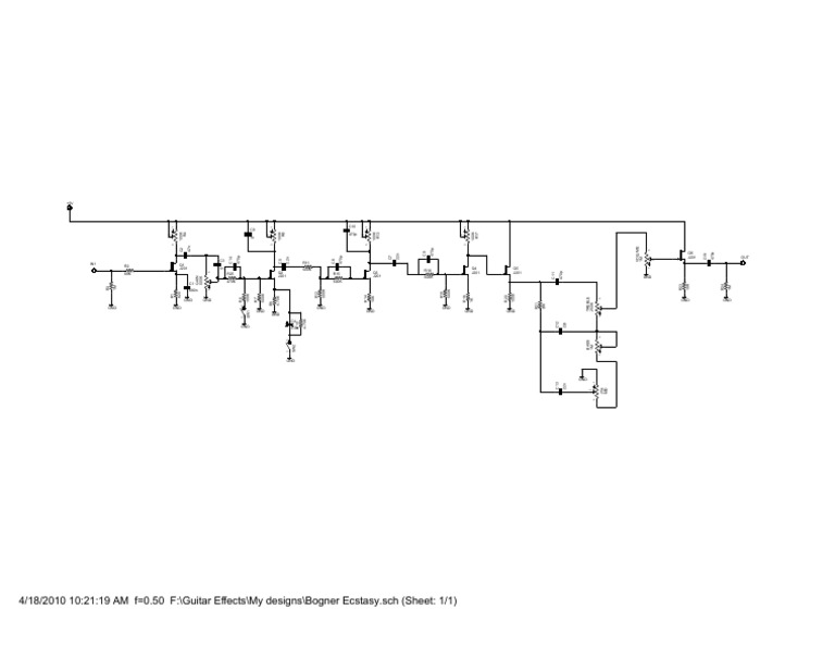 Bogner Ecstasy Schematic | Download Free PDF | Nature