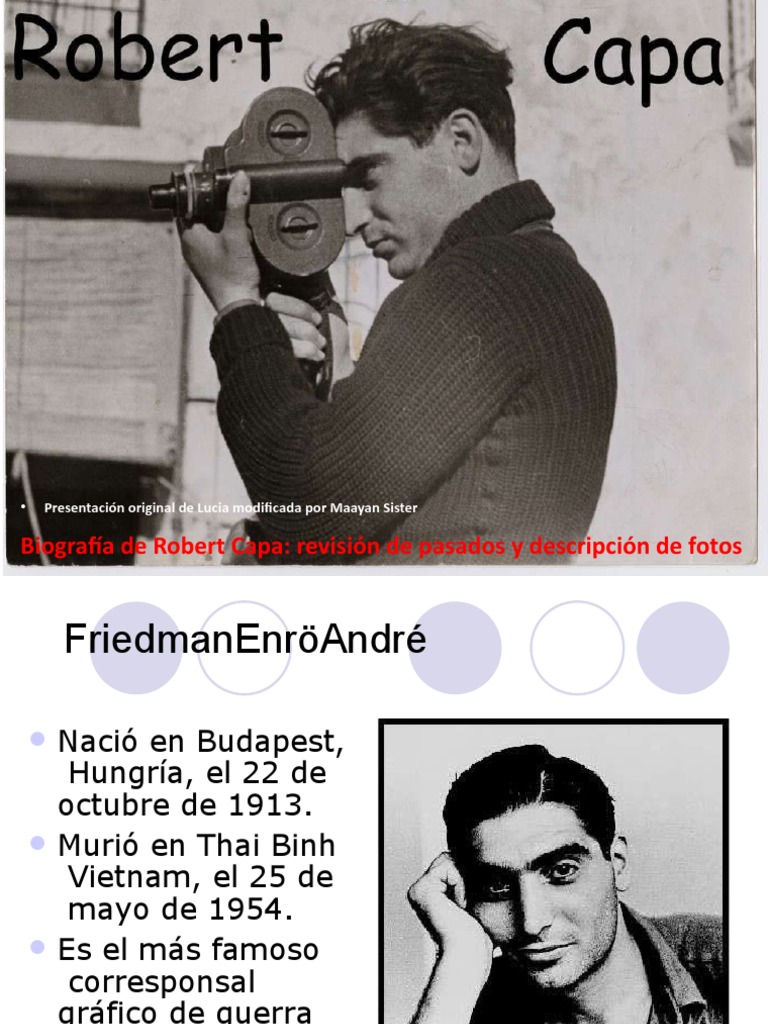 Biografía de Robert Capa | PDF | Agitación | Violencia