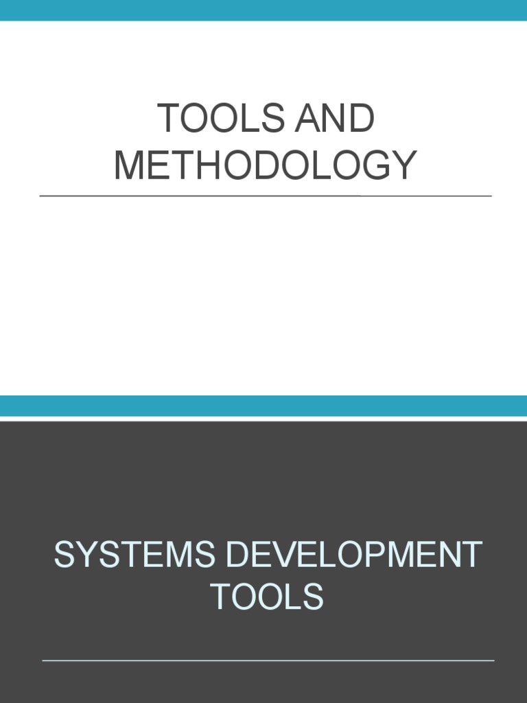Tools Methods and Methodology | PDF | Software Prototyping | Agile ...