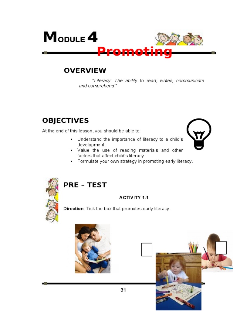 Module 4: Developmental Reading | PDF | Literacy | Language Acquisition