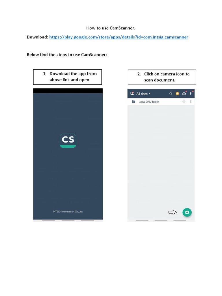 How to Scan Documents and Save them as PDFs using CamScanner: A 10 Step ...