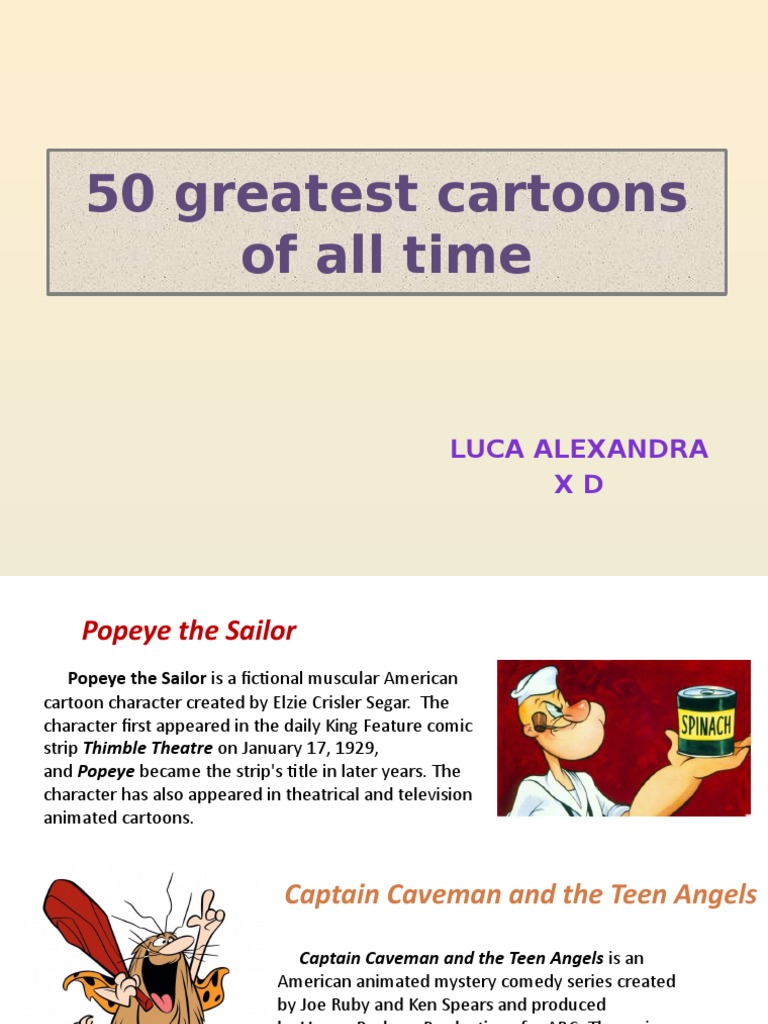 50 Greatest Cartoons of All Time: Luca Alexandra XD | PDF | Scooby Doo ...