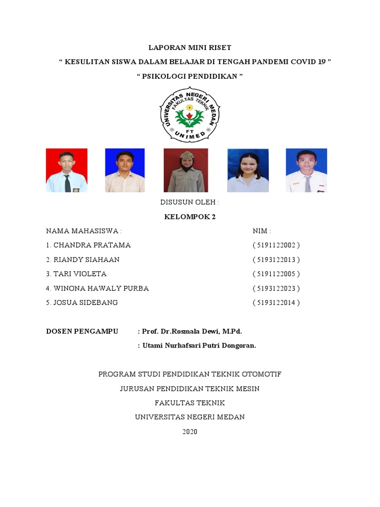 Mini Riset Psikologi Pendidikan (Kelompok 2) | PDF | Karier & Perkembangan