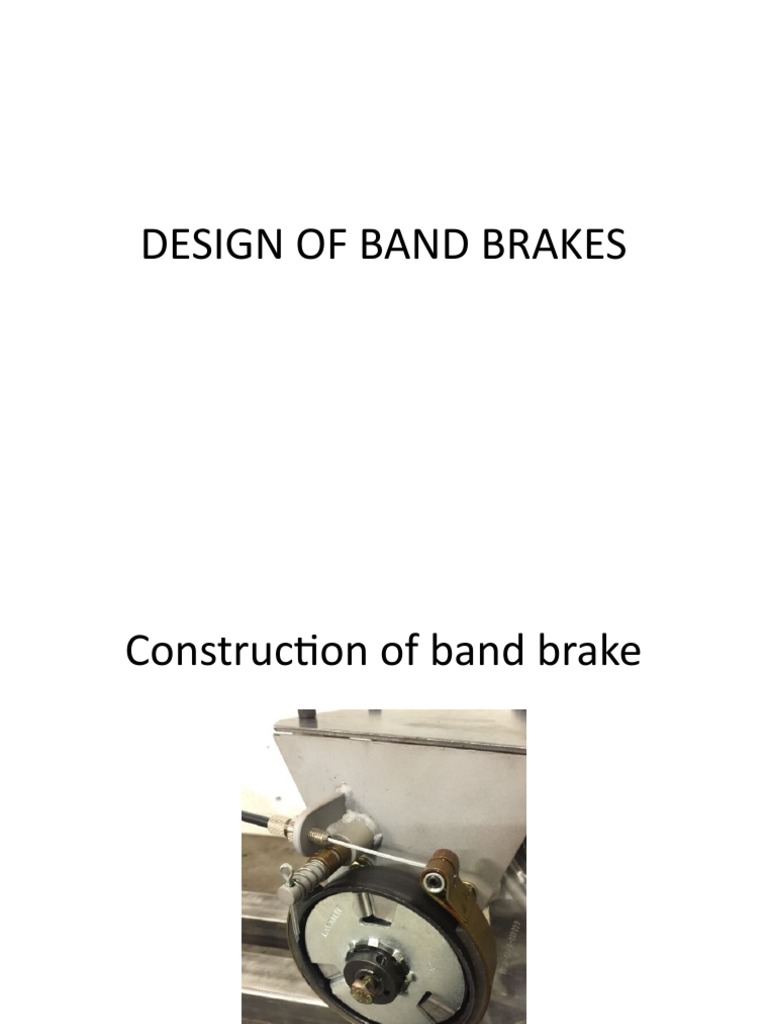 Band Brakes | PDF | Technology & Engineering