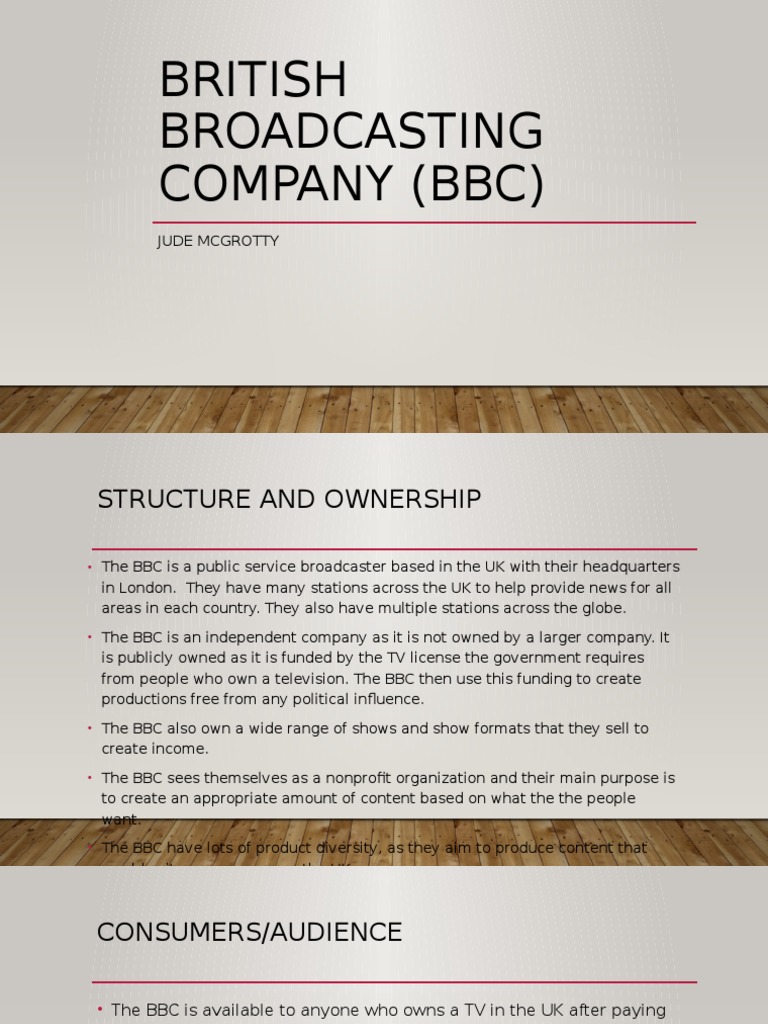 BBC Presentation | PDF | Bbc | Television