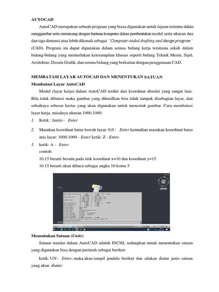 Panduan AUTOCAD | PDF | Komputer