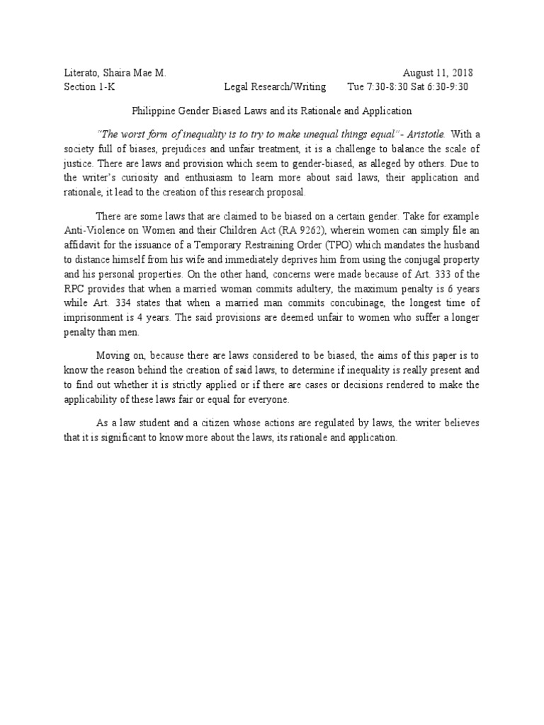 "The Worst Form of Inequality Is To Try To Make Unequal Things Equal ...