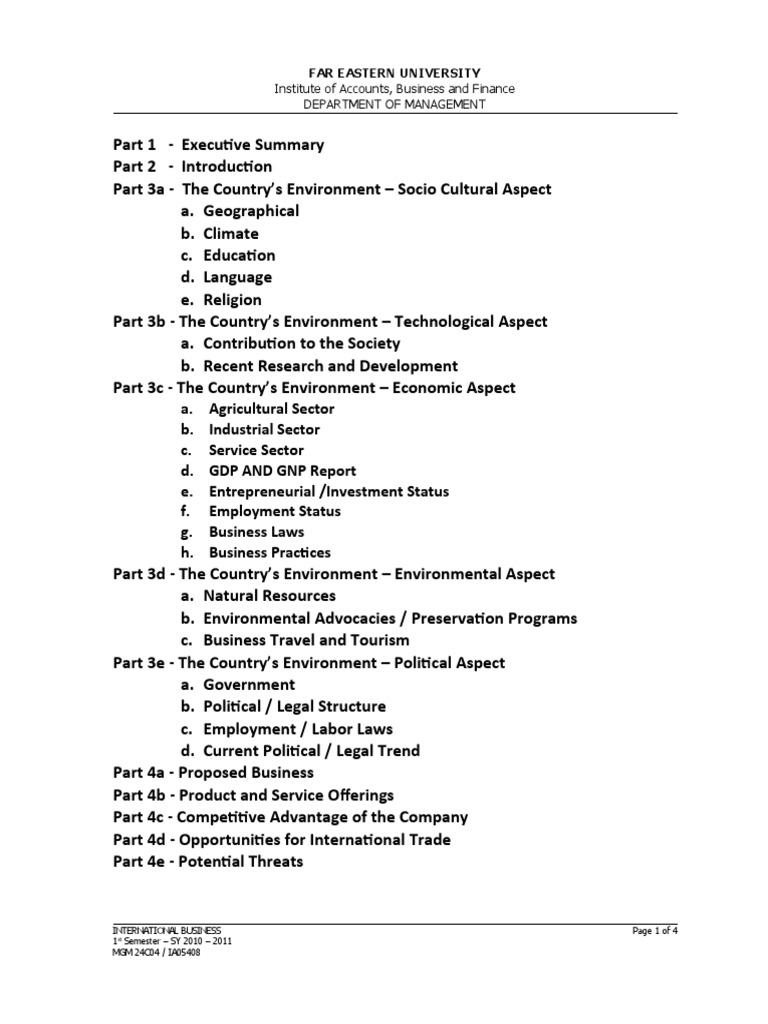 Template Content Country Paper | PDF | Trade | Tariff