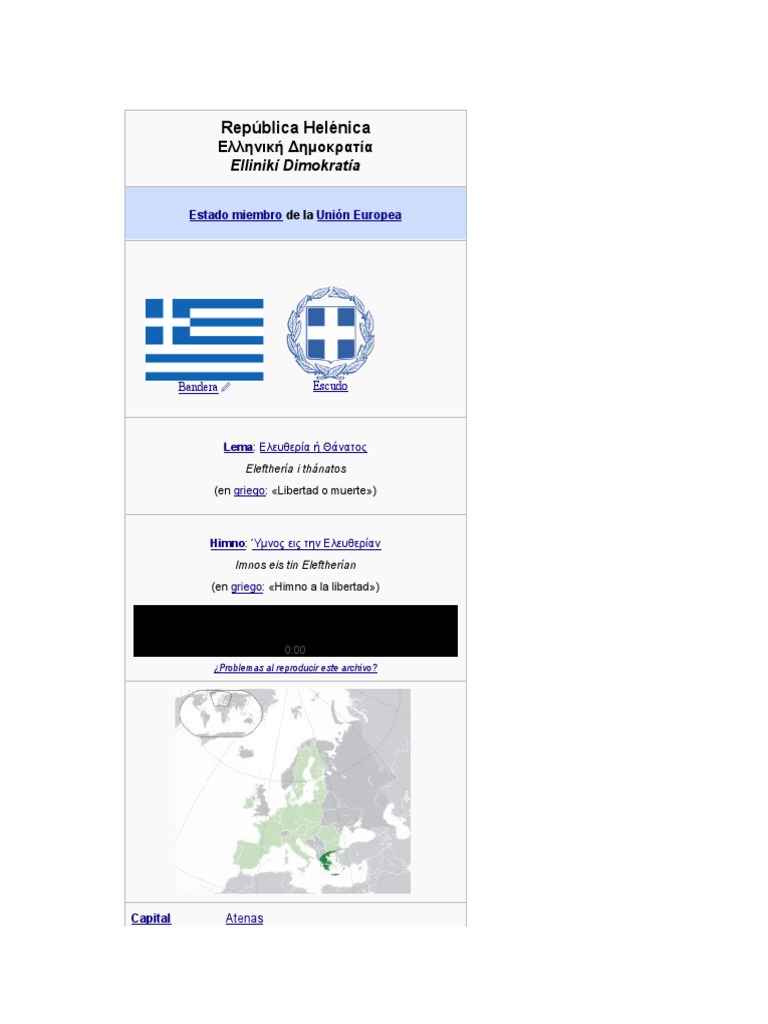 República Helénica | PDF | Grecia | Mundo occidental