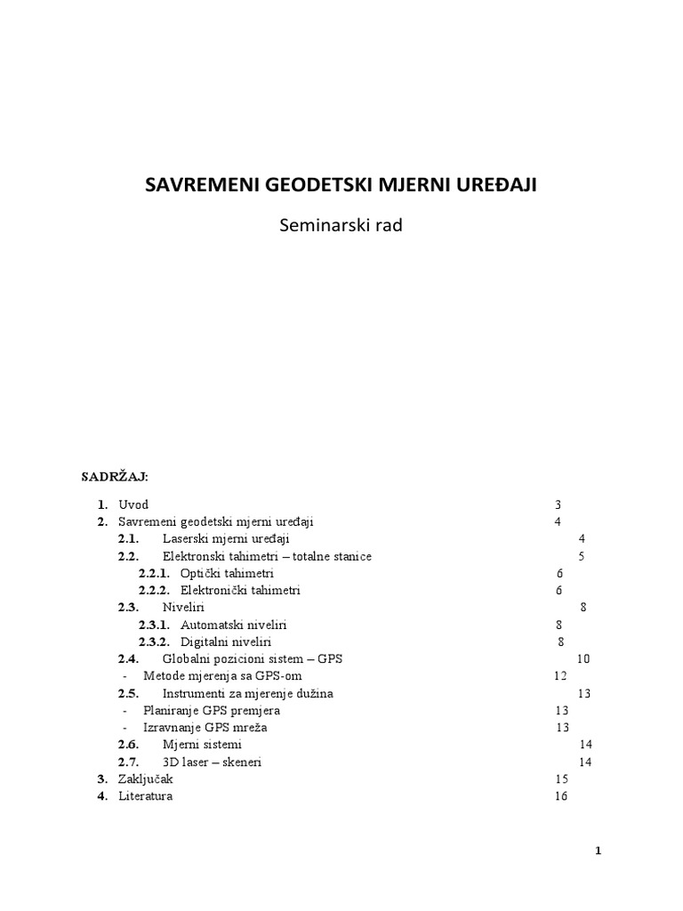 Geodezija | PDF