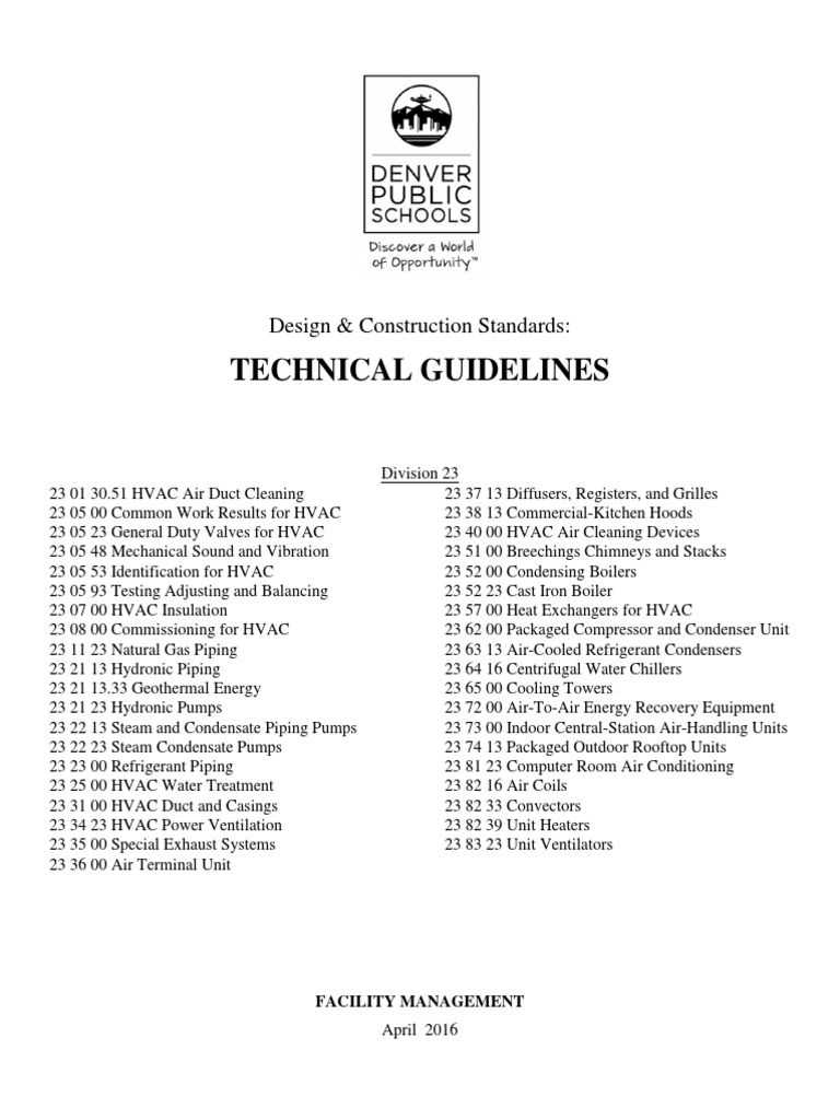 Division 23 | PDF | Duct (Flow) | Pipe (Fluid Conveyance)