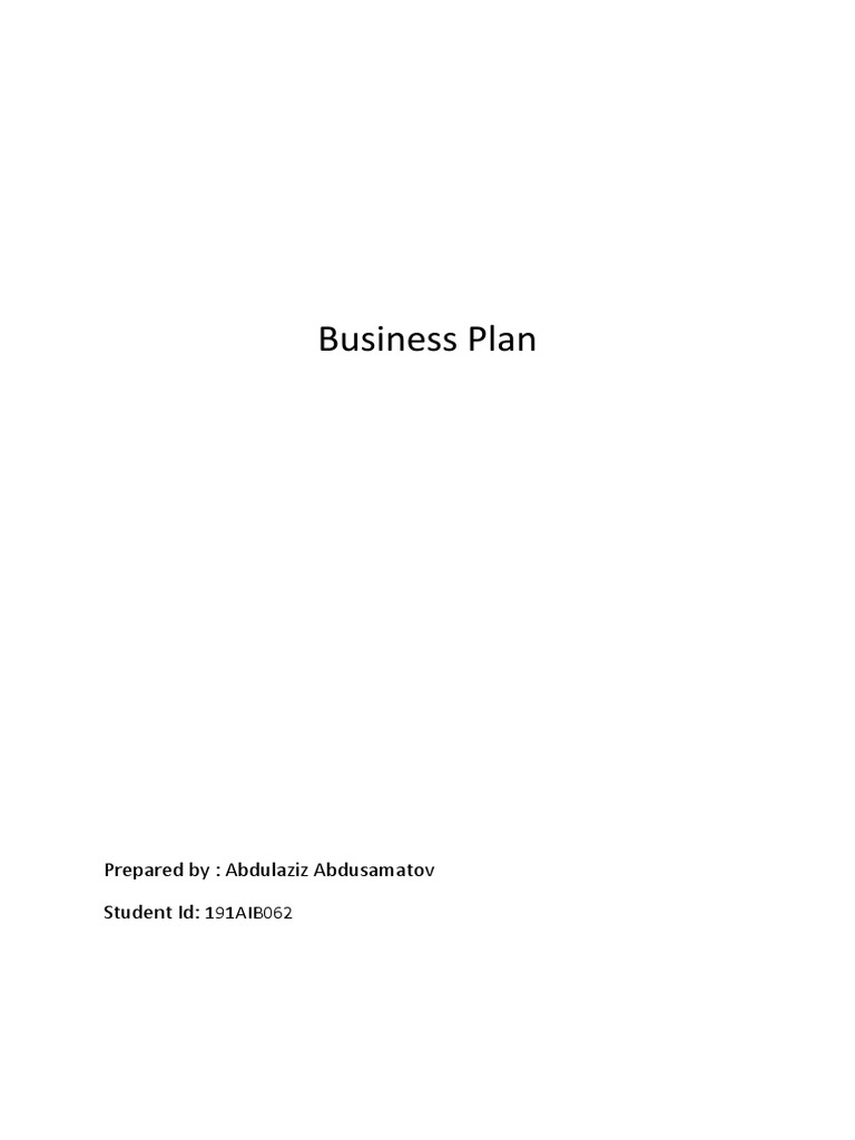 Burger Boss Food Truck Business Plan | PDF | Food Truck | Hamburgers