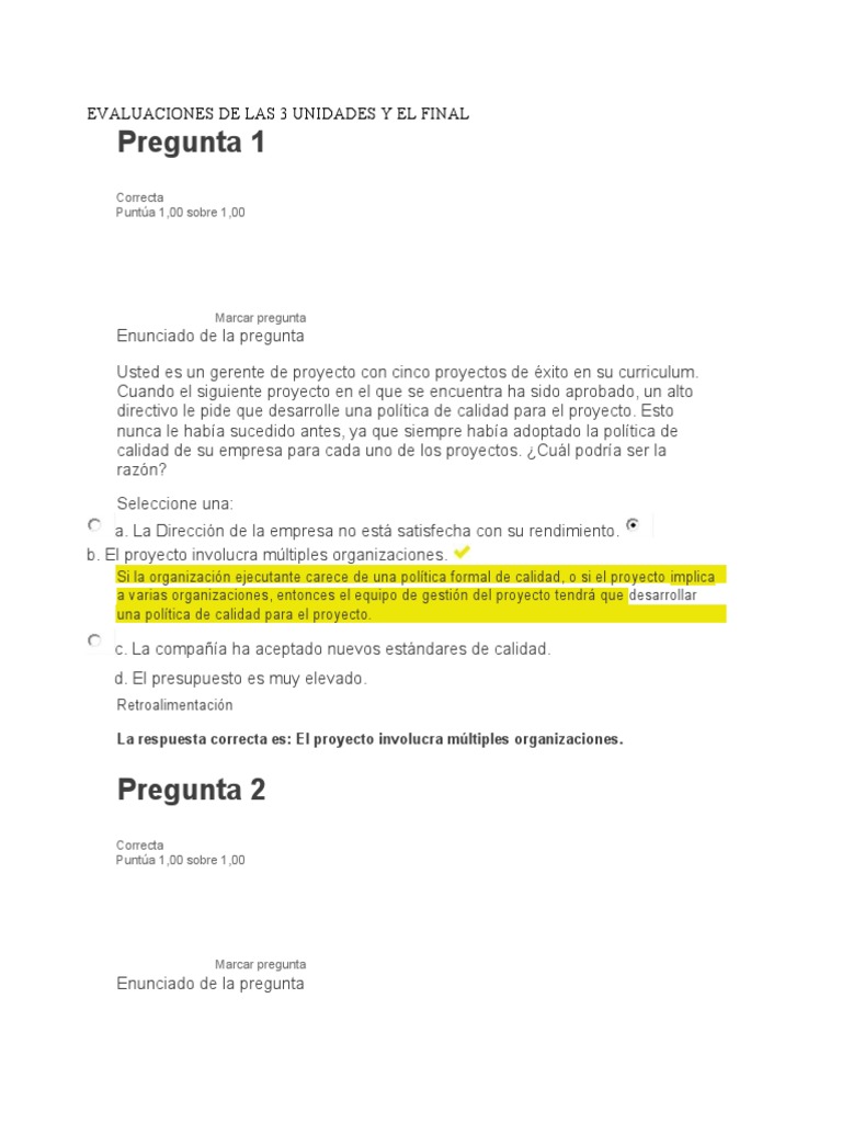 Evaluación de Calidad en Proyectos | PDF | Six Sigma | Realimentación