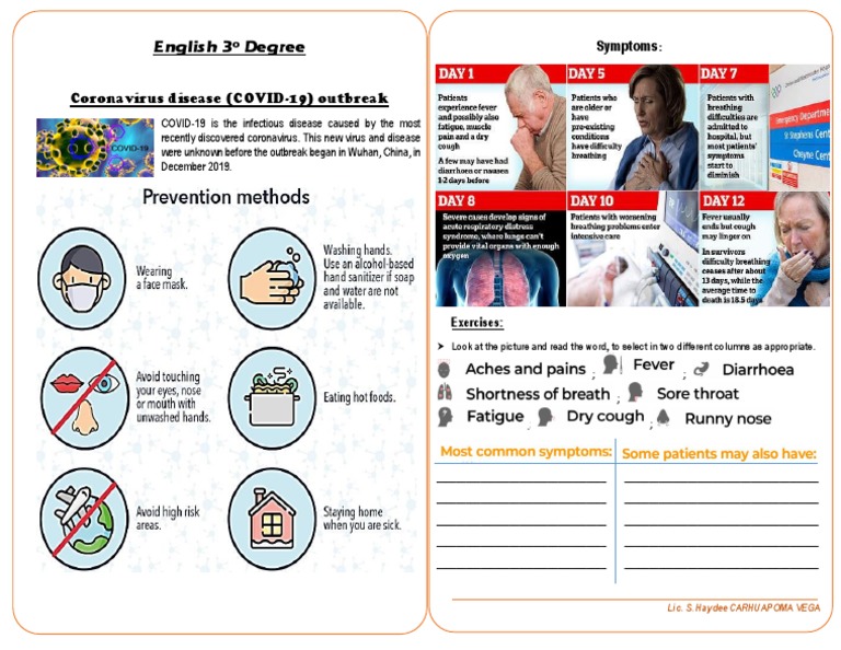 COVID-19 Overview and Exercises | PDF