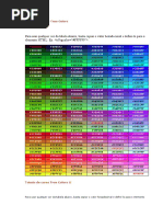 RGB Color Hex Cheat Sheet v1 | PDF | Graphic Design | Cascading Style ...