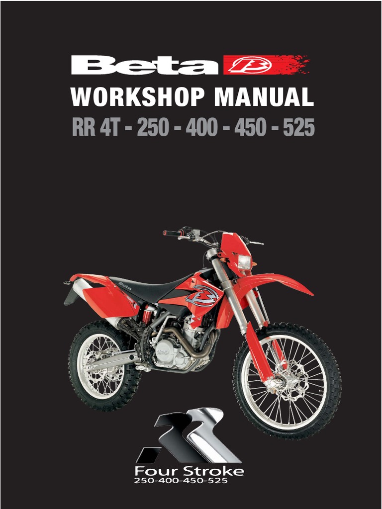 Beta - BETA RR 4t 250-400-450-525 - Workshop - Manual PDF | PDF | Motor ...