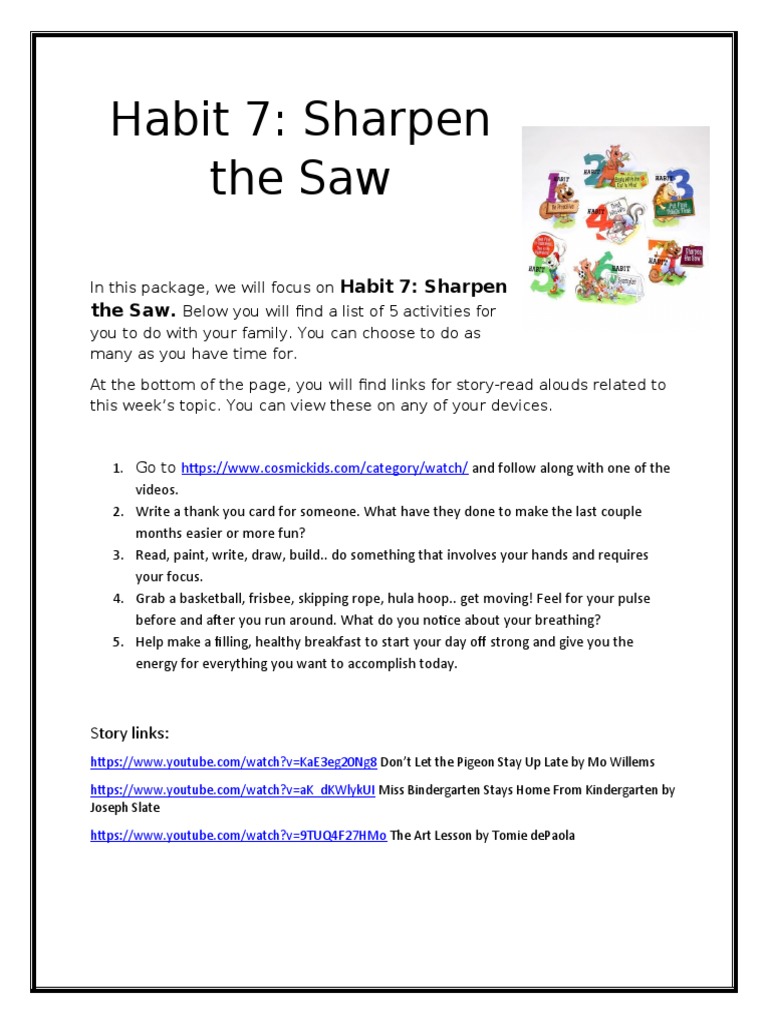 Habit 7 Site | PDF
