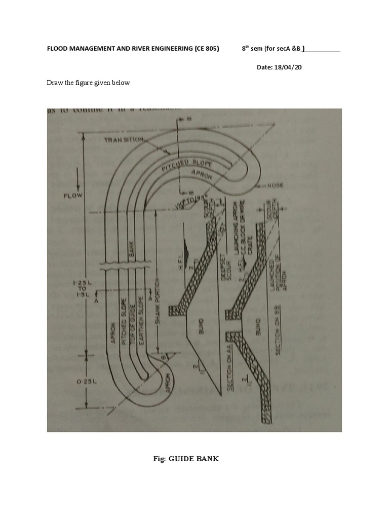 Flood Management and River Engineering (Ce 805) 8 | PDF