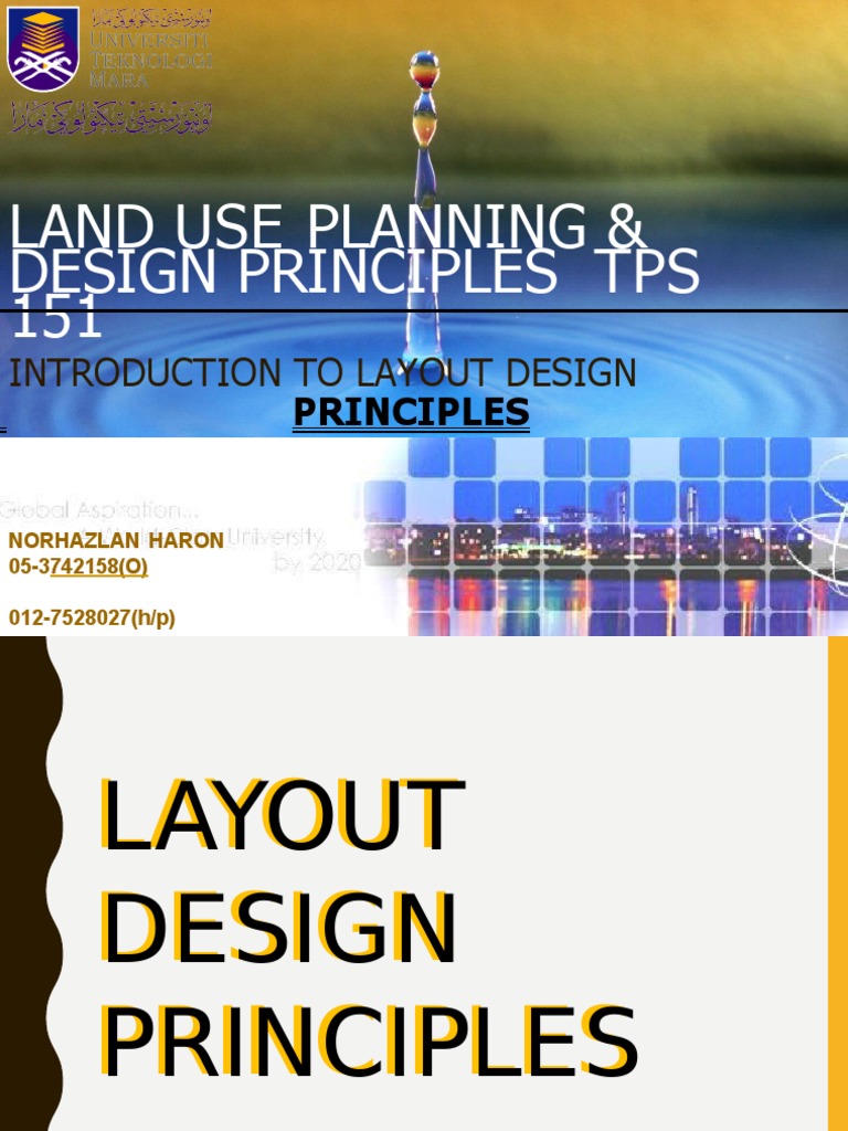 Lecture Notes 5 (Layout Design Principles) | PDF | Map | Wetland