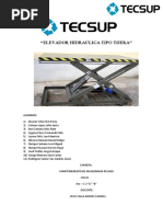 Proyecto Elevador Hidraulico Casero | PDF | Ascensor | Hidráulica