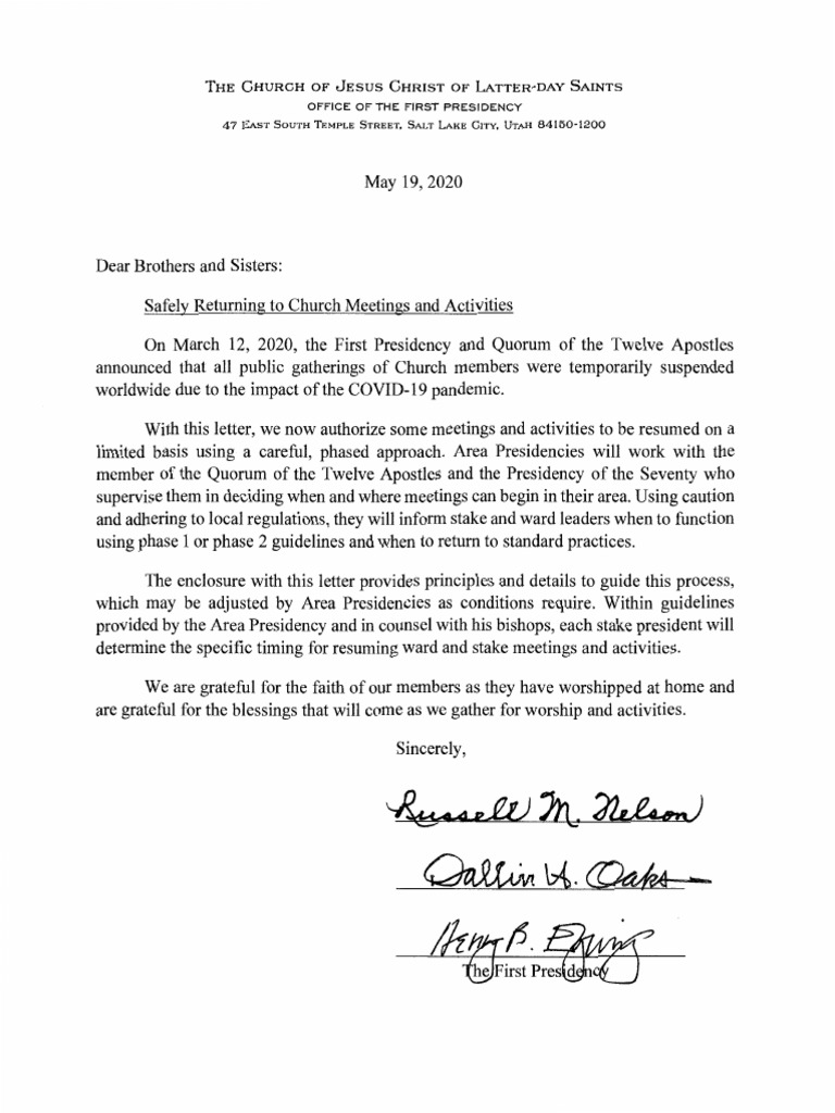 LDS Church Guidelines | PDF | Eucharist | Confirmation