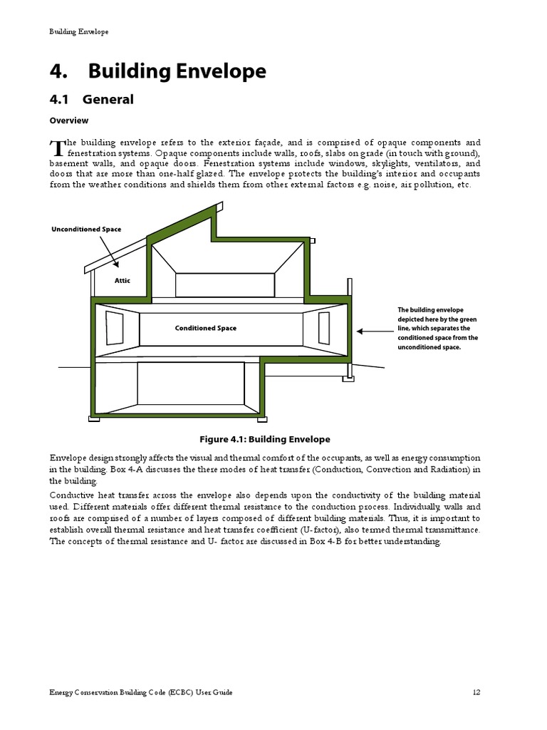 Ecbc Building Envelope PDF | PDF | Building Insulation | Heat Transfer