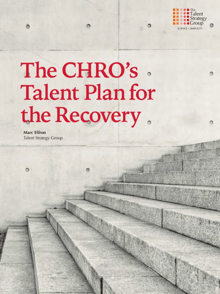 The CHRO's Talent Plan For The Recovery: Marc Effron | PDF | Goal ...