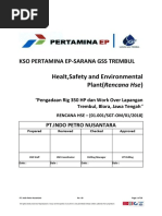 Contoh HSE Plan | PDF | Occupational Safety And Health | Risk