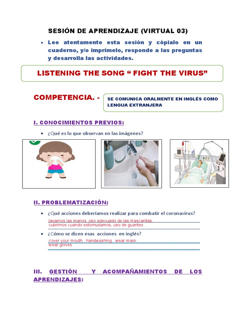 SESIÓN VIRTUAL Icpna | PDF | Health Sciences | Wellness