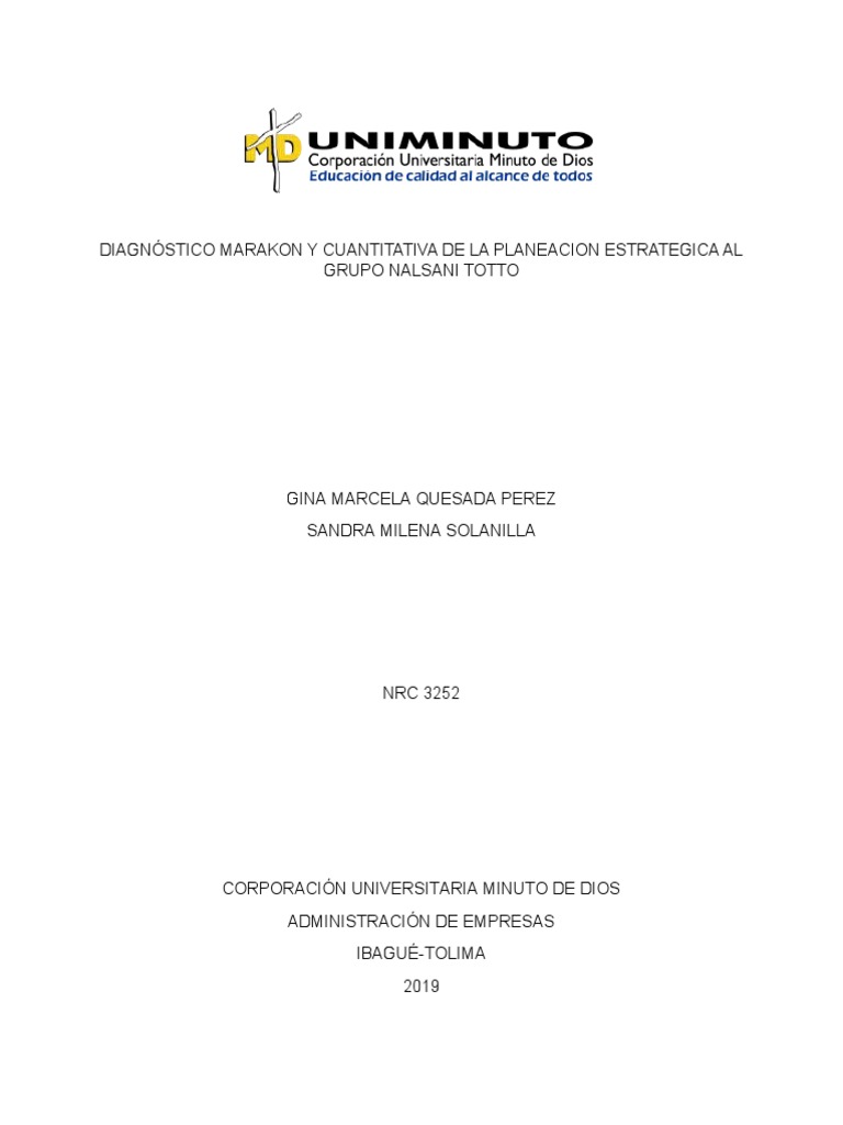 Diagnostico Marakon | PDF | Marketing | Planificación