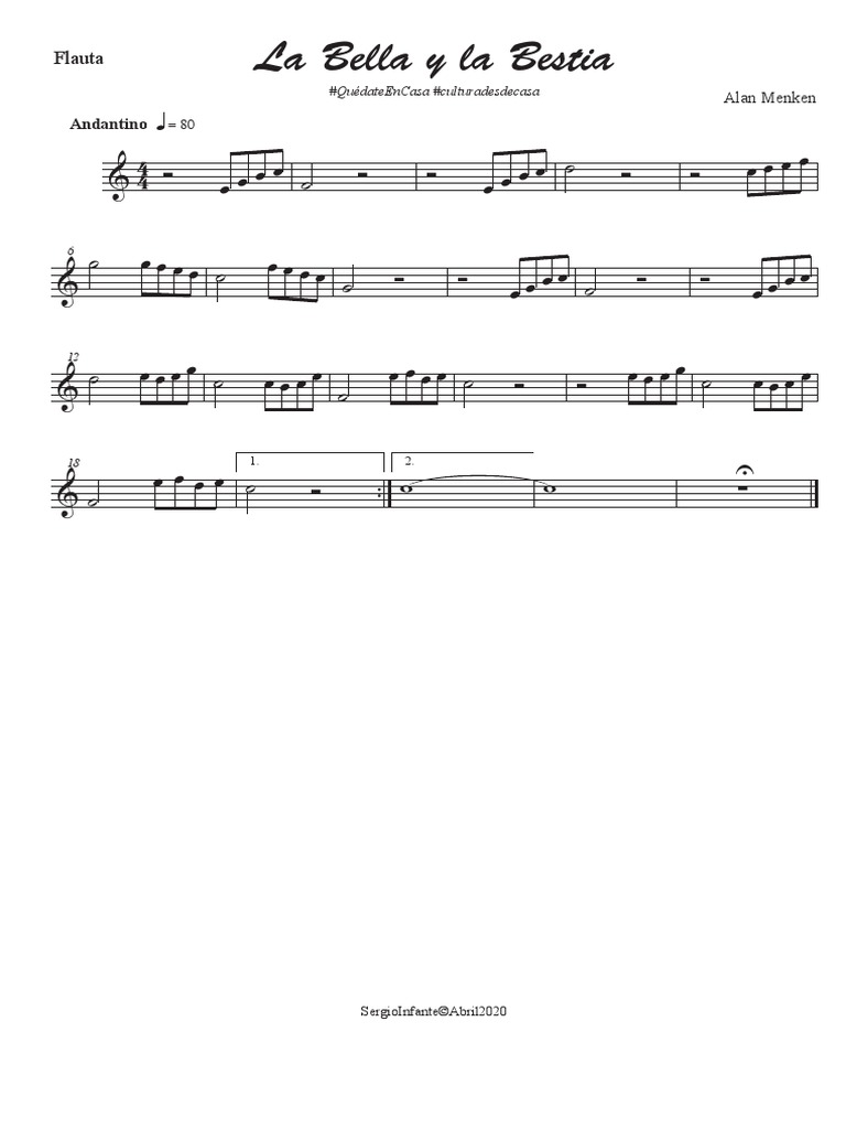 La Bella y La Bestia - Play Along | PDF | Organologia | Producción musical