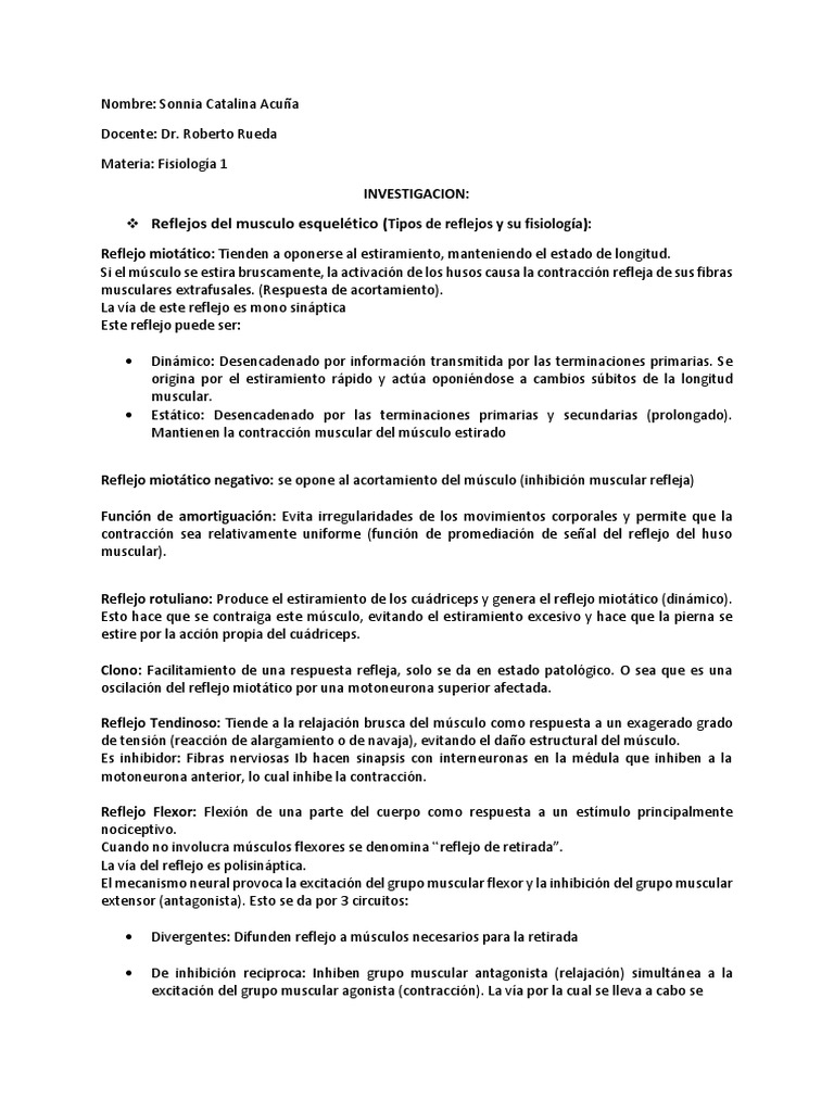 Funciones de motoneuronas alfa y gamma | PDF | Neurona motora | Músculo