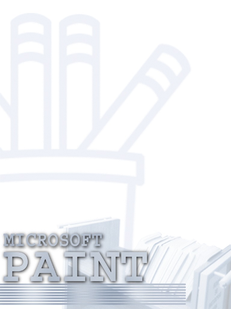 Manual Paint | PDF | Informática | Software