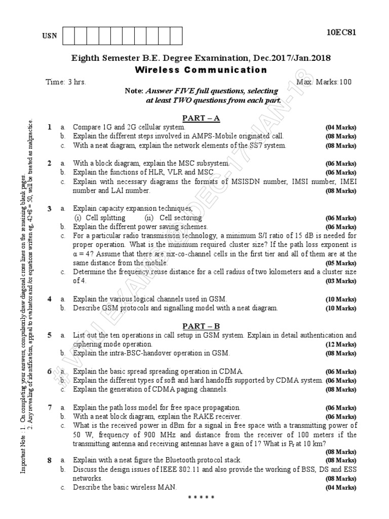 Wireless Communication: Comparing 1G & 2G Cellular Systems; Explaining ...