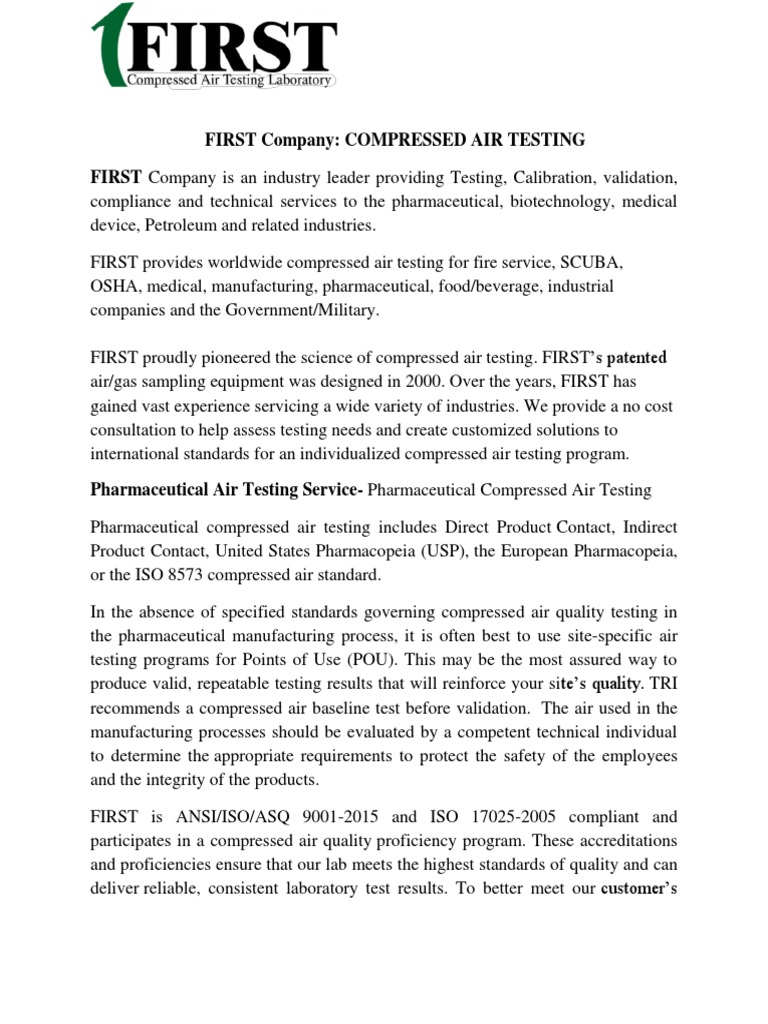 Compressed Air Testing | PDF | Verification And Validation | Safety