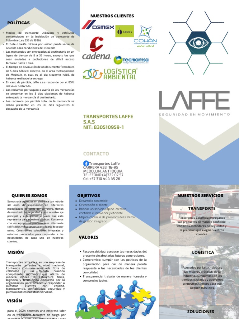 Brochure | PDF | Logística | Transporte
