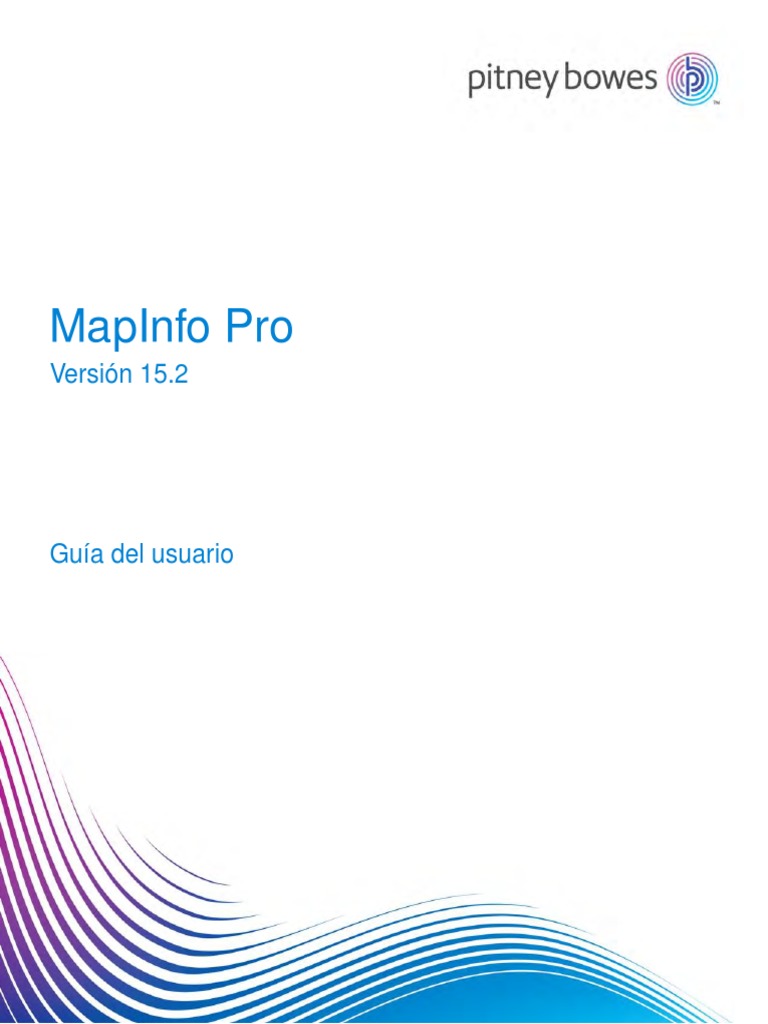 Mapinfo Pro v15 2 0 User Guide Es PDF | PDF | Archivo de computadora ...