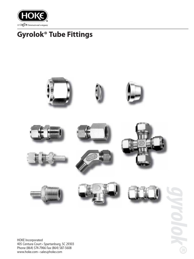 Conectores y Accesorios Hoke-Gyrolok | PDF | Pipe (Fluid Conveyance ...