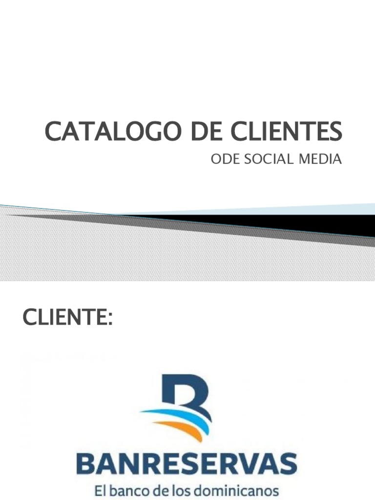 Catalogo de Clientes (Marketing Digital) | PDF | República Dominicana ...