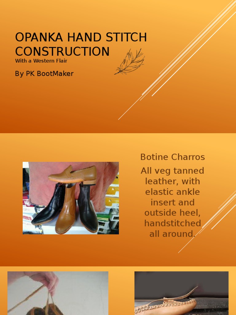Handcrafted Opanka Boots with Balkan Sole Construction | PDF | Shoe ...