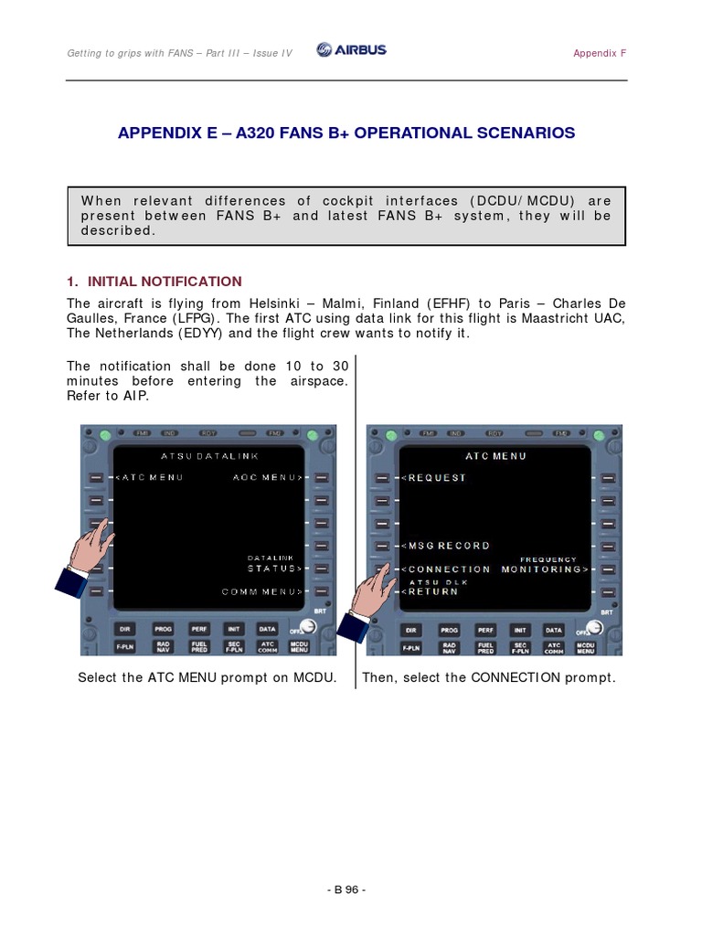 Airbus Getting To Grips With FANS - Part III-2 Appendix E | PDF | Air ...
