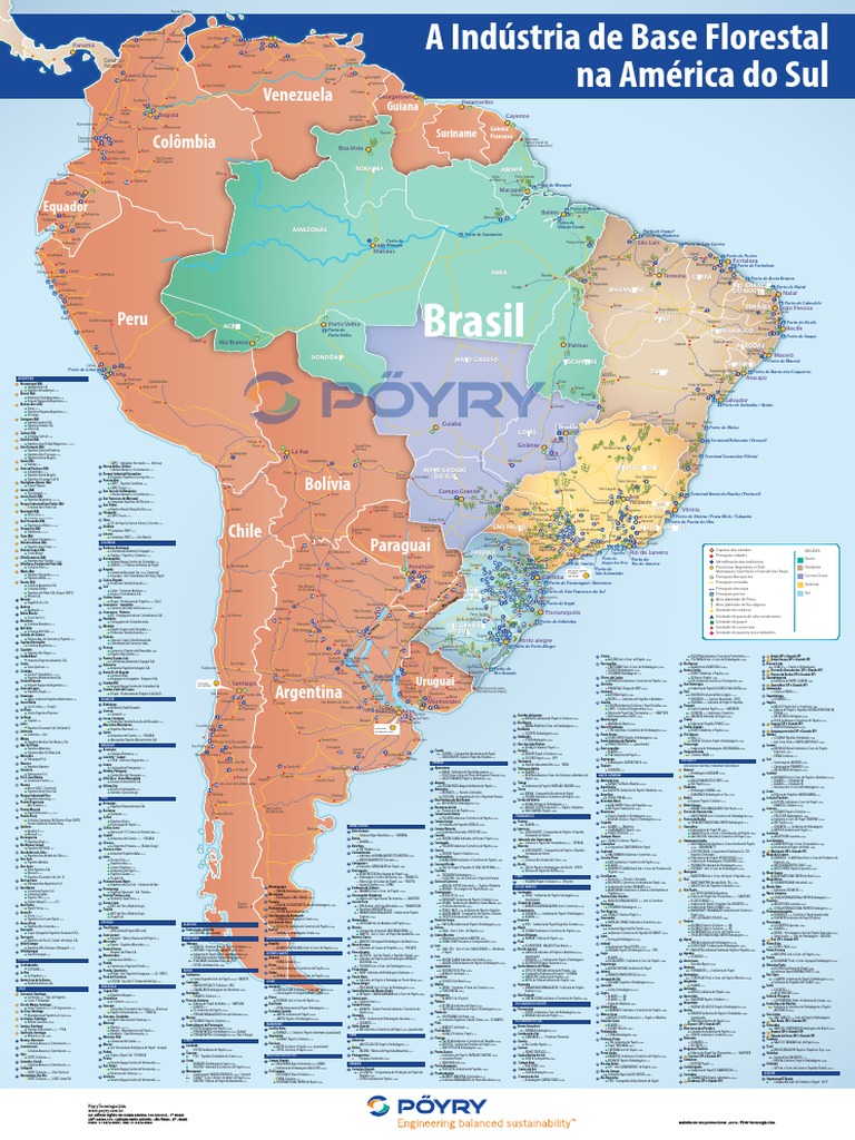 OK - Mapa-Fabricas | Download grátis PDF | América do Sul