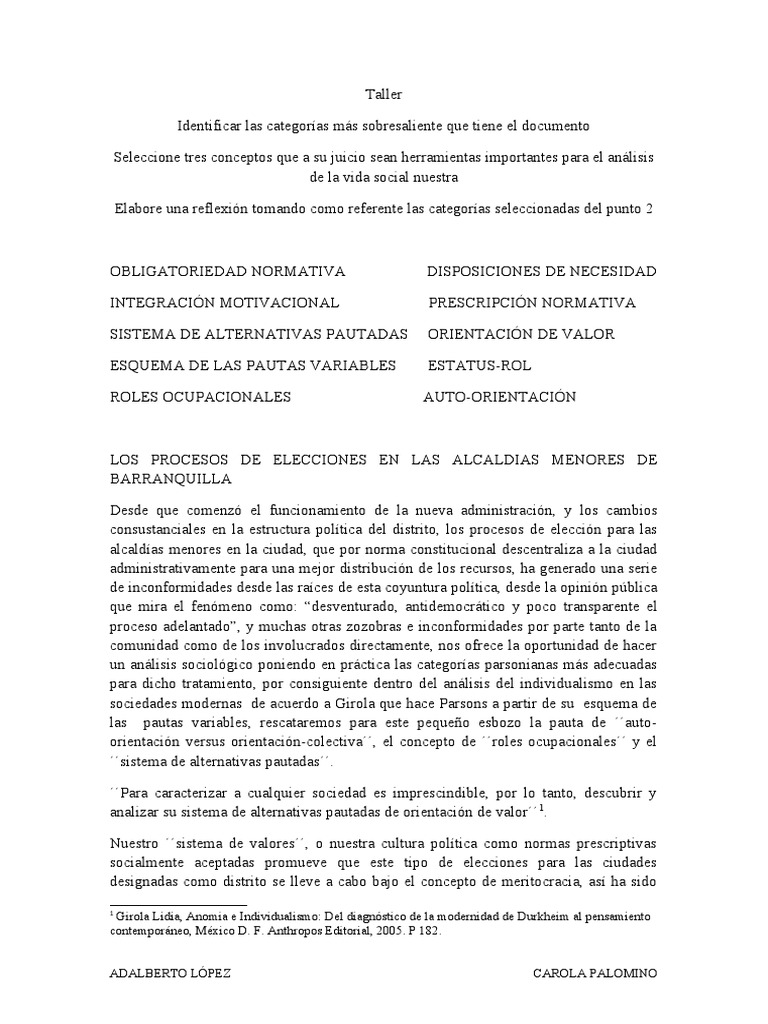 Adalberto López | PDF | Sociedad | Teorías sociológicas