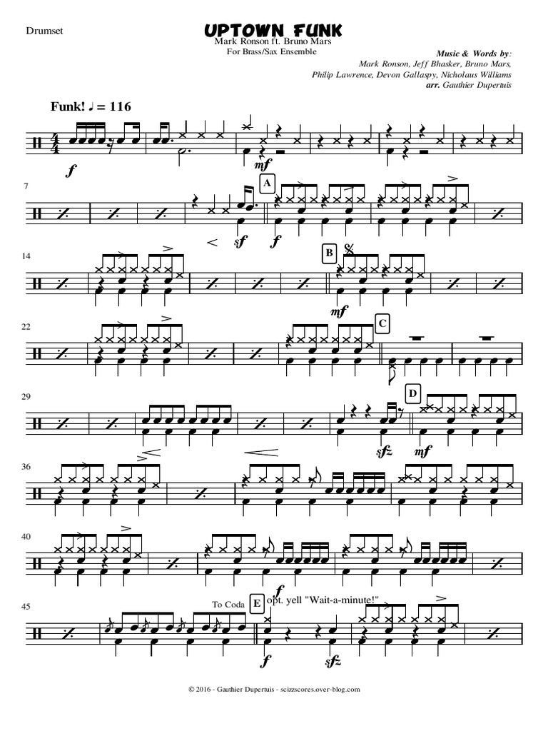 Funk! 116: Uptown Funk Uptown Funk | PDF | Grammy Awards | Music Award ...