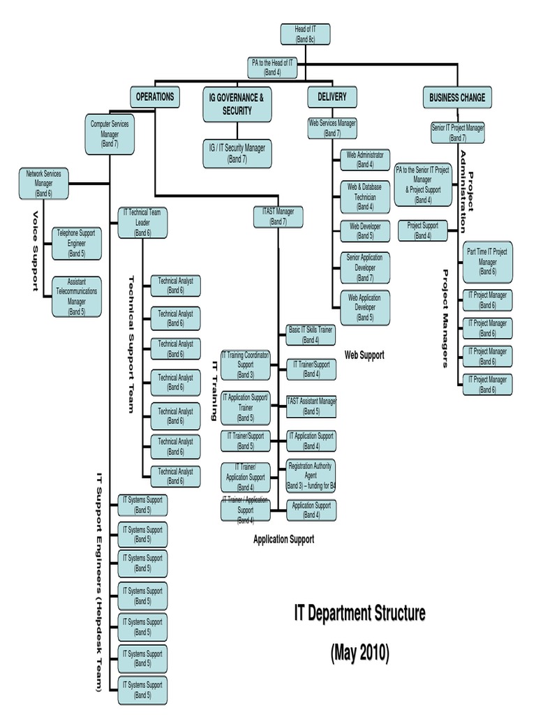 IT Department Structure | PDF | Cyberspace | Digital Technology