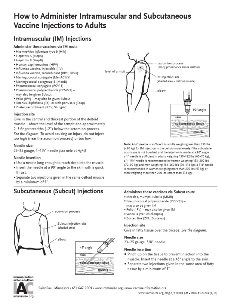 ORNAC Standards | PDF | Injection (Medicine) | Vaccines